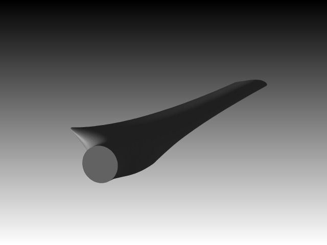 Wind Turbine Blade free 3D Model STL STP | CGTrader.com