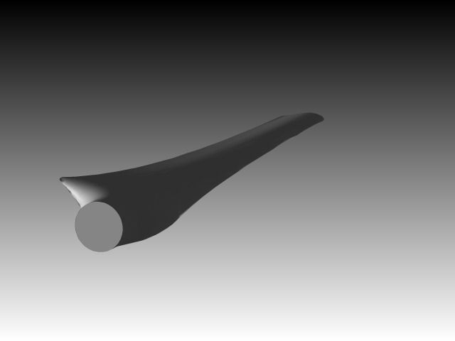 Wind Turbine Blade free 3D model | CGTrader