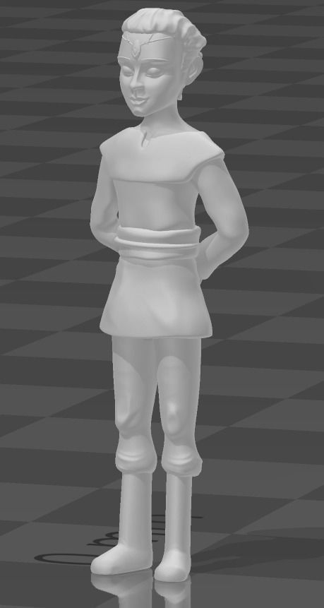 Star Wars Bad Batch Omega Figure 3D model 3D printable | CGTrader