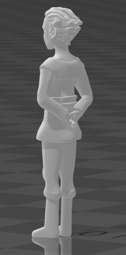 Star Wars Bad Batch Omega Figure 3D model 3D printable | CGTrader