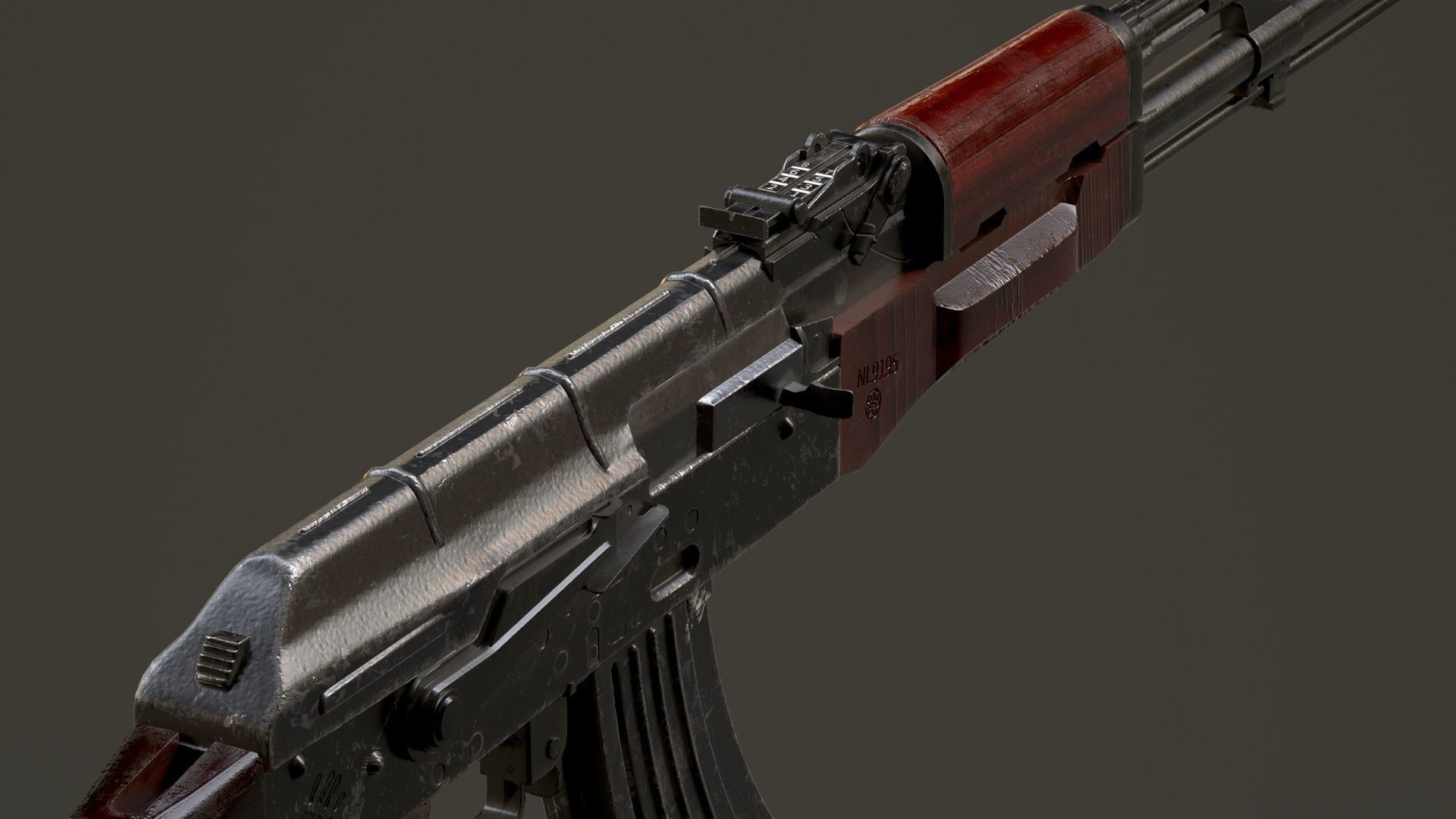 3D model AKM74 ak - rifle VR / AR / low-poly | CGTrader