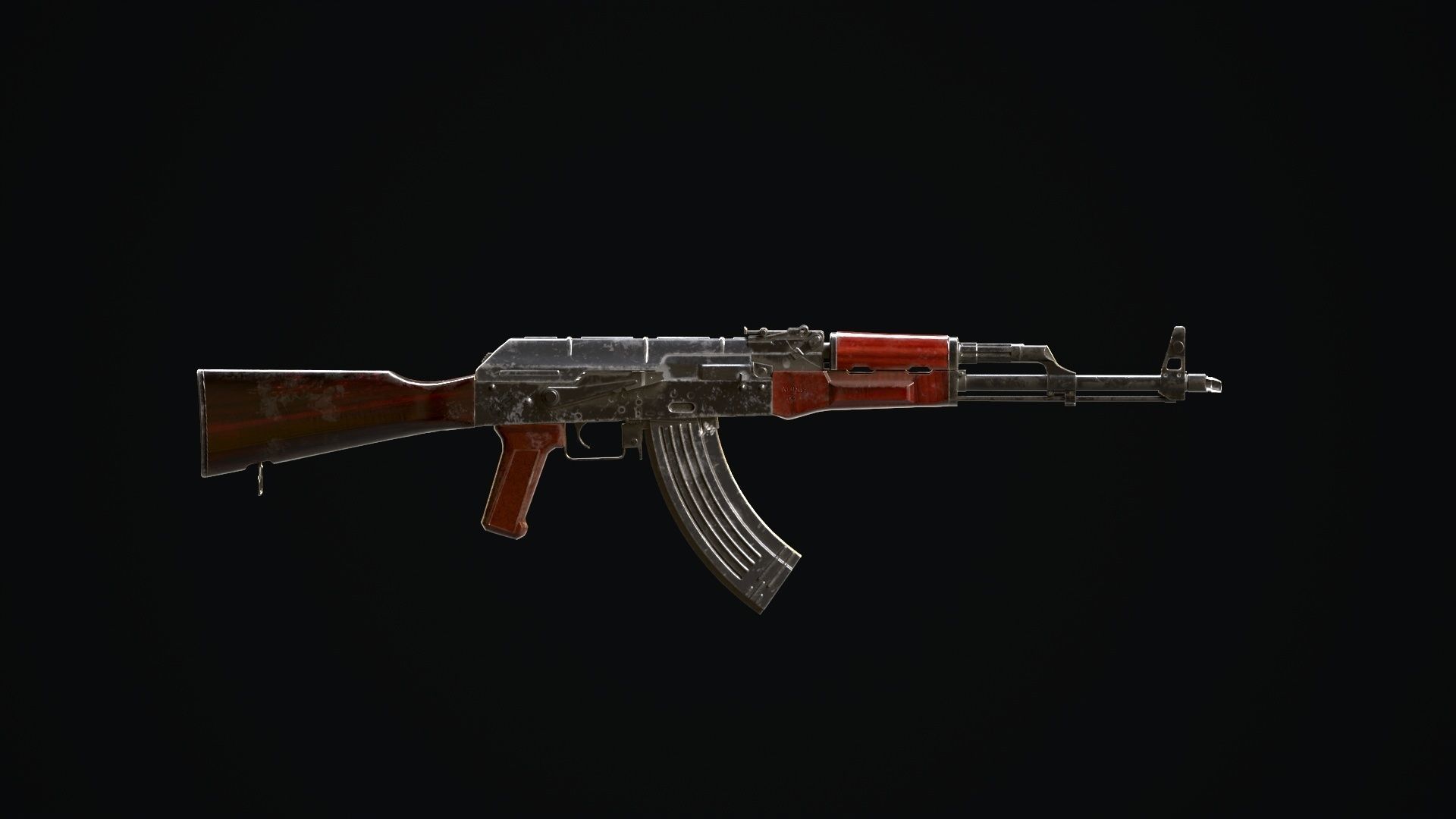 3D model AKM74 ak - rifle VR / AR / low-poly | CGTrader