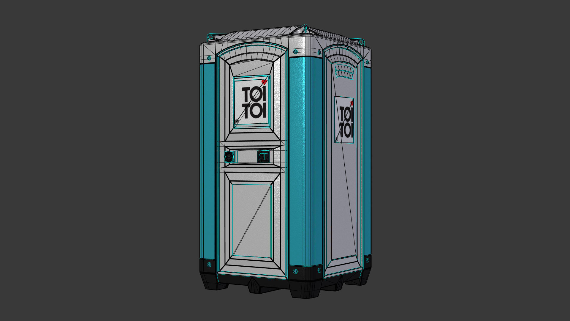 Toi Toi Portable Toilet 3D model | CGTrader