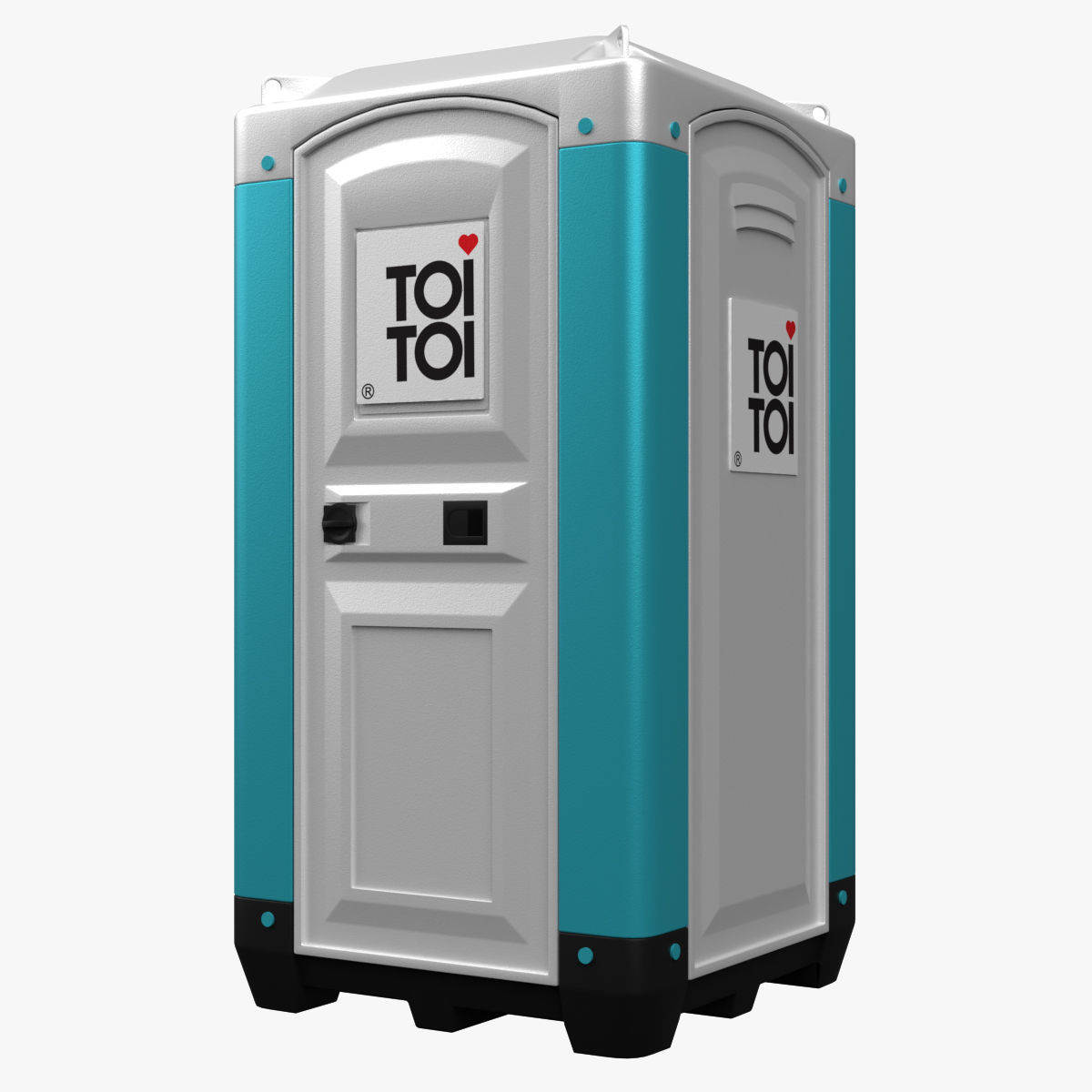 Toi Toi Portable Toilet 3D model | CGTrader