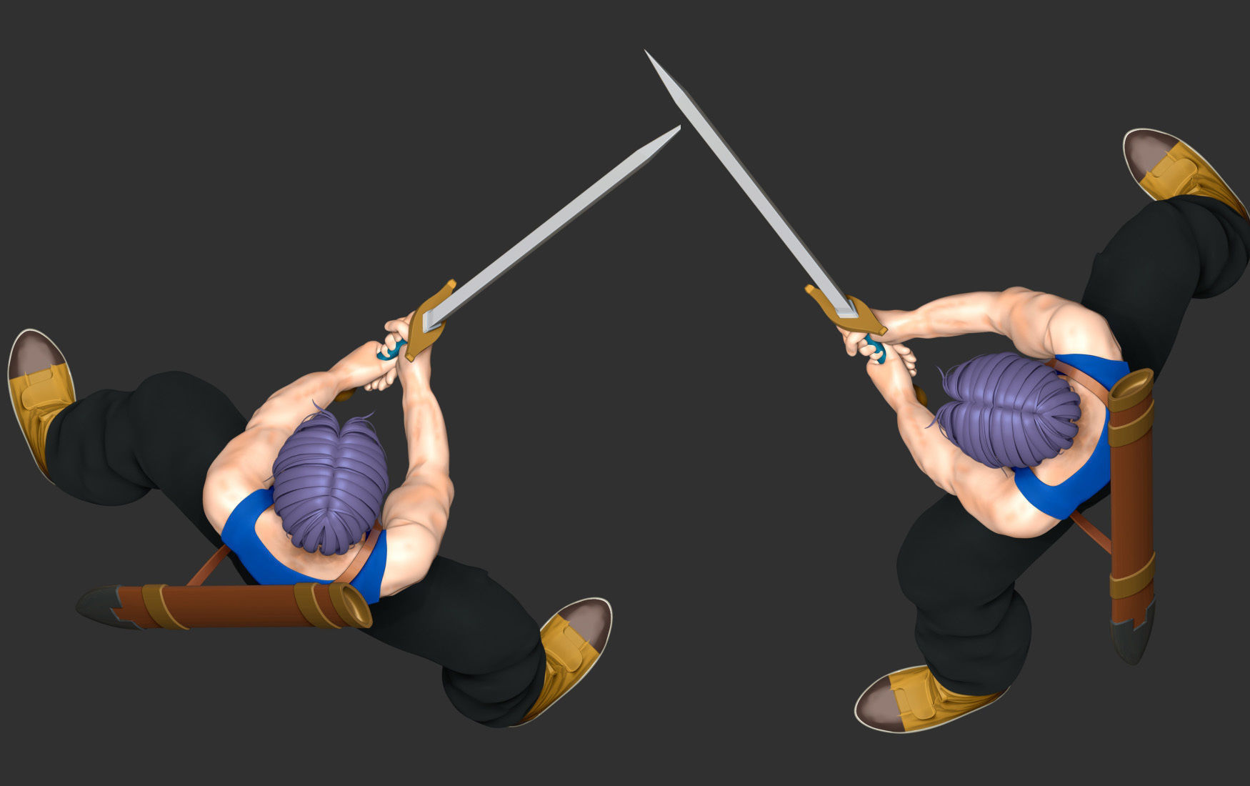 Trunks - Jump Force 3D model 3D printable | CGTrader