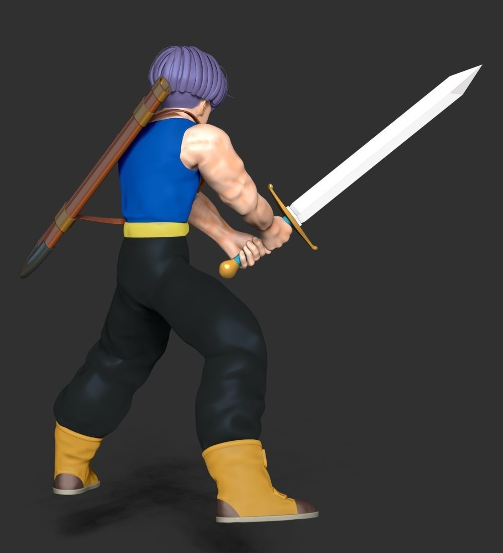 Trunks - Jump Force 3D model 3D printable | CGTrader