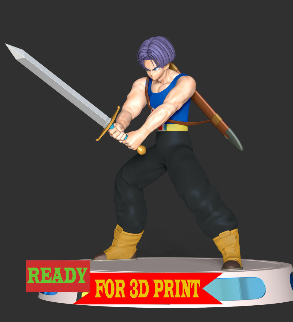 Trunks - Jump Force 3D model 3D printable | CGTrader