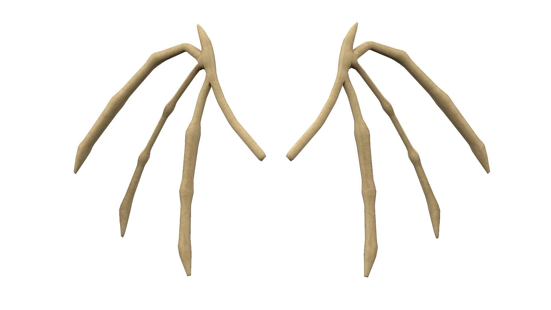 3D model Bone Demon Wing VR / AR / low-poly | CGTrader