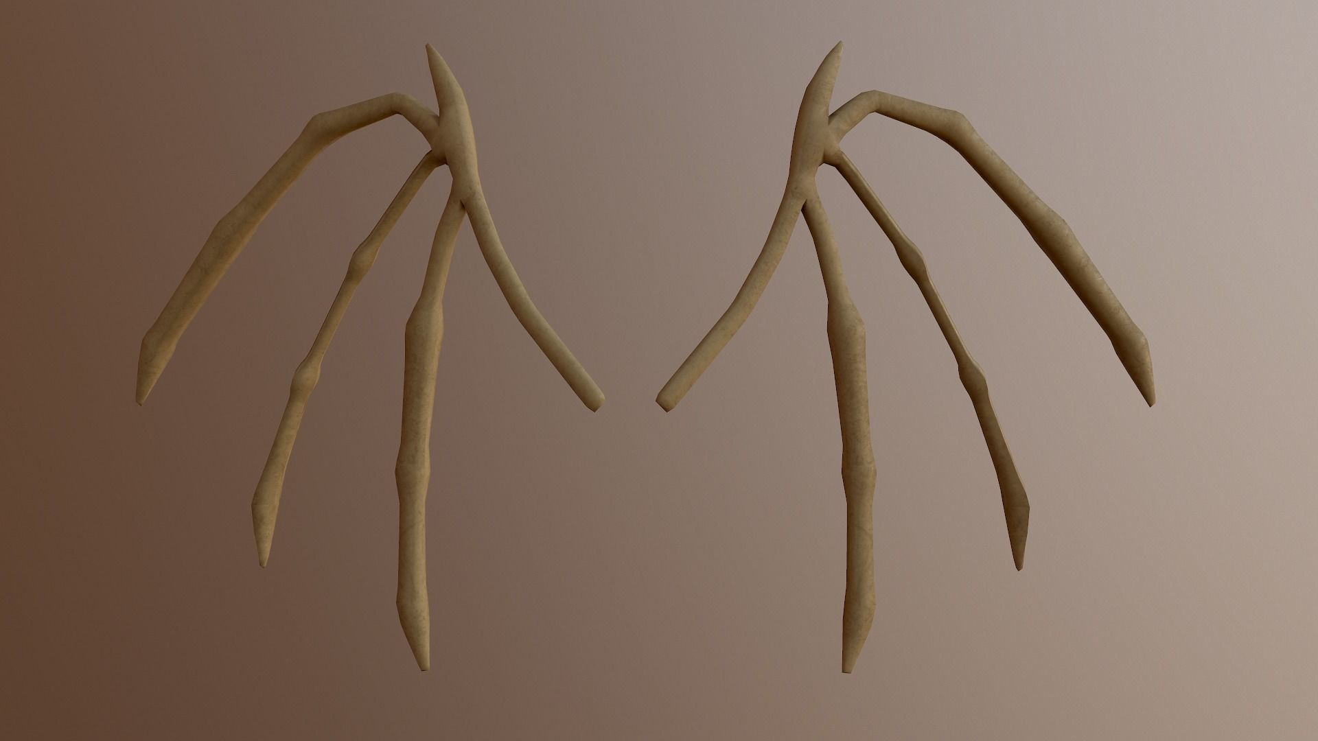 3D model Bone Demon Wing VR / AR / low-poly | CGTrader