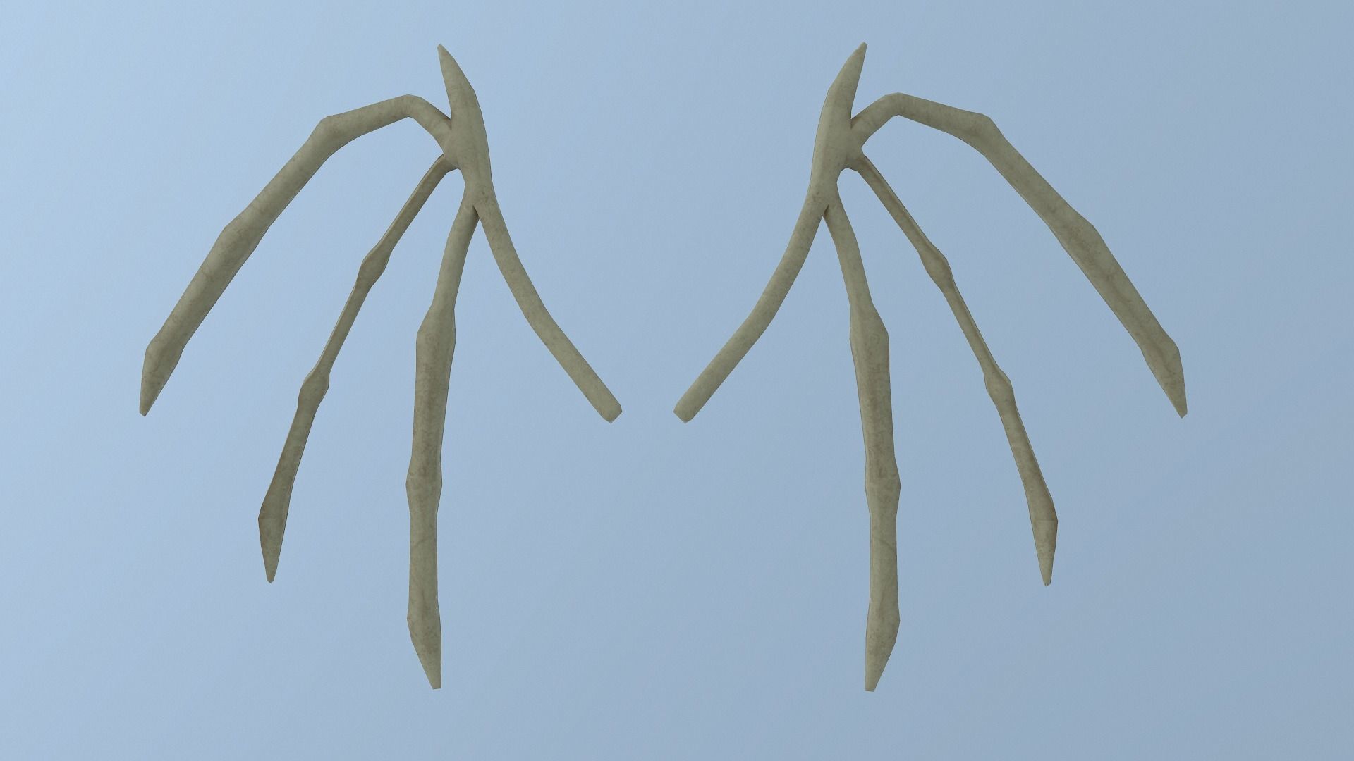 3D model Bone Demon Wing VR / AR / low-poly | CGTrader