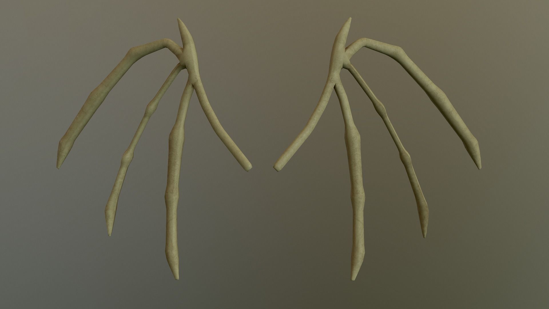 3D model Bone Demon Wing VR / AR / low-poly | CGTrader