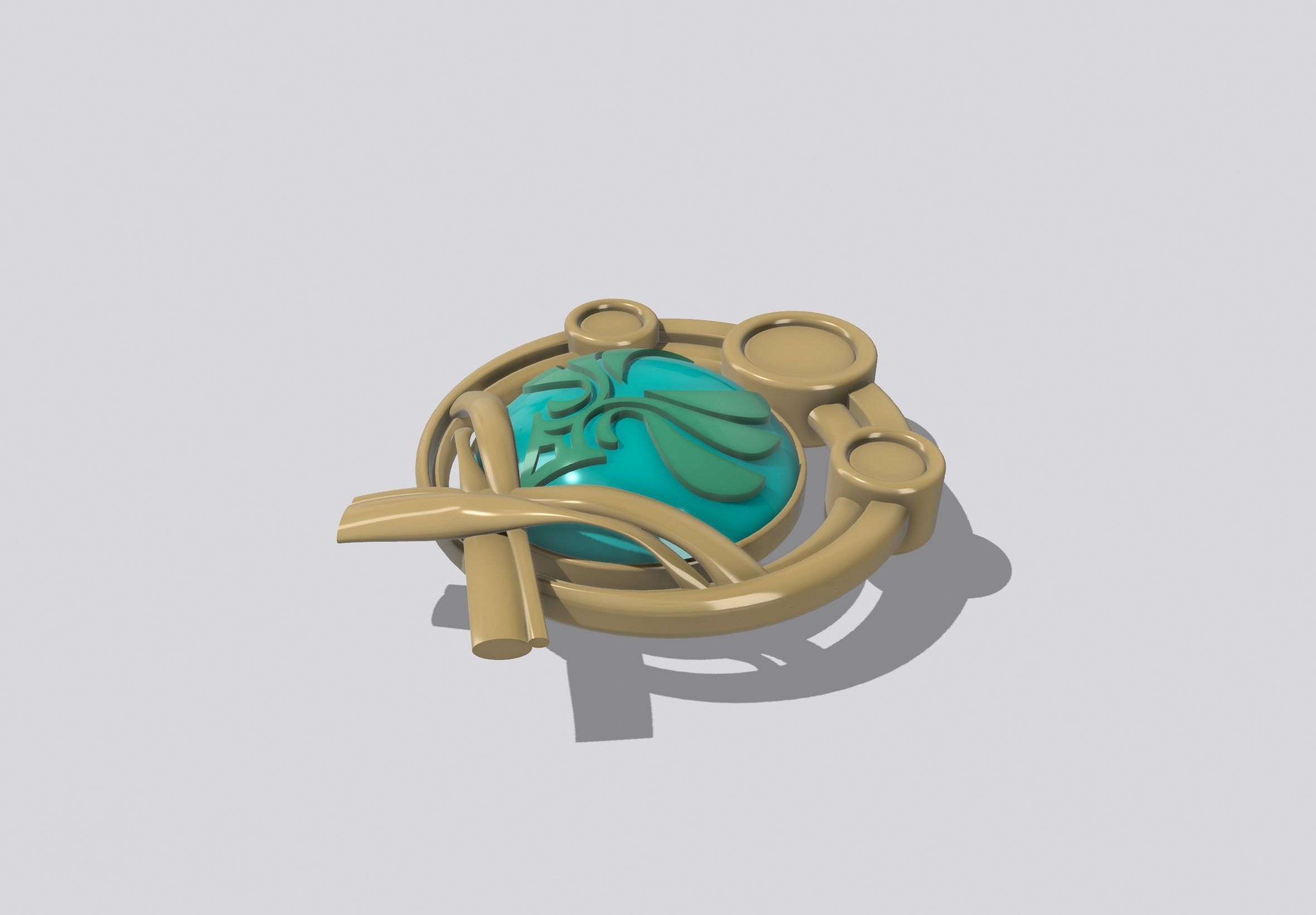 Inazuma Anemo Vision Genshin Impact 3D model 3D printable | CGTrader