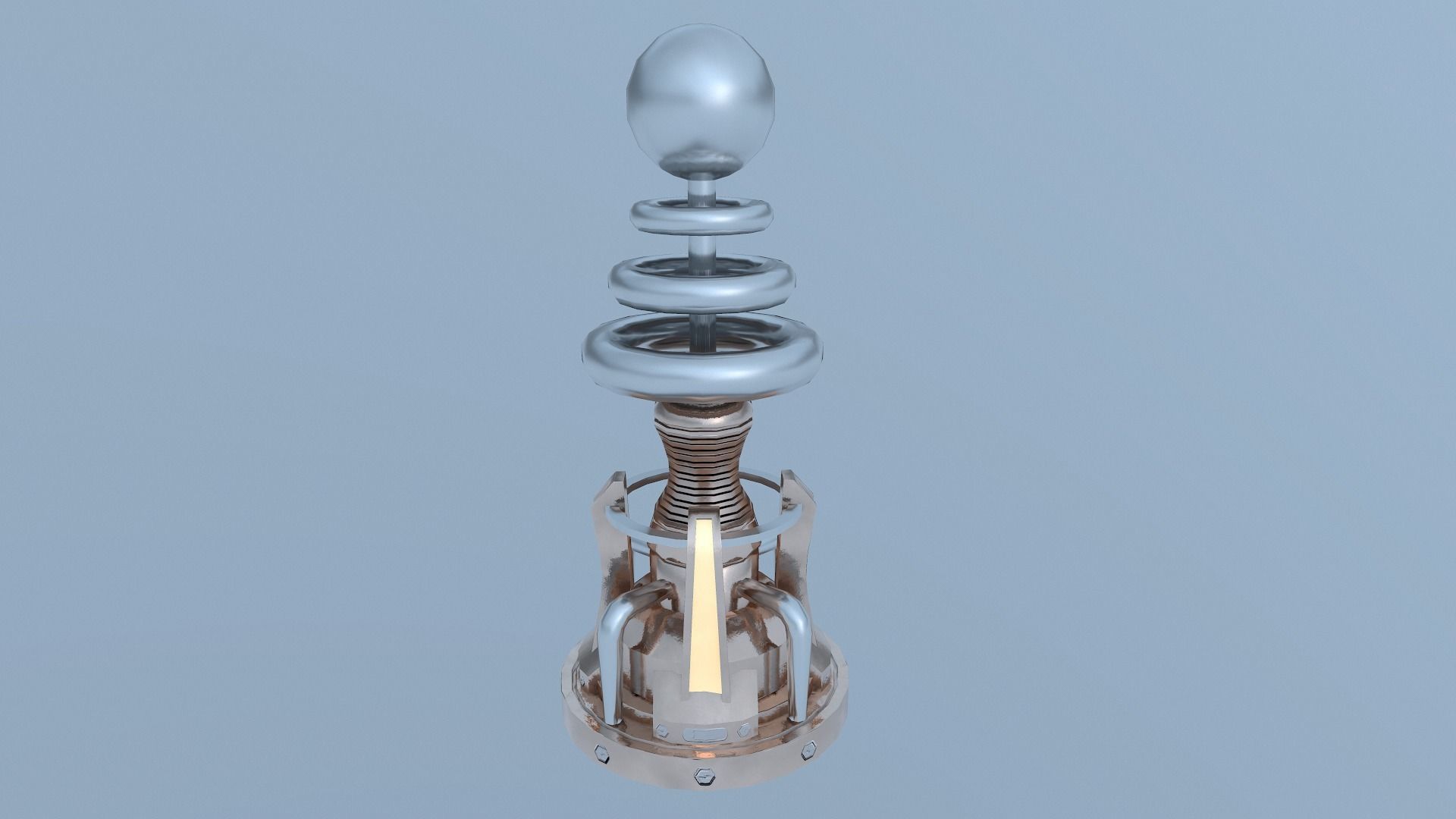 3D model Tesla Coil VR / AR / low-poly | CGTrader