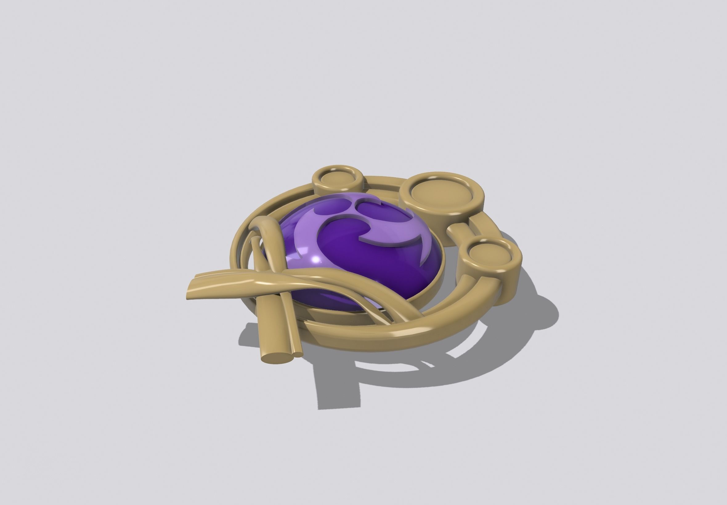 Inazuma Electro Vision Genshin Impact 3D model 3D printable | CGTrader