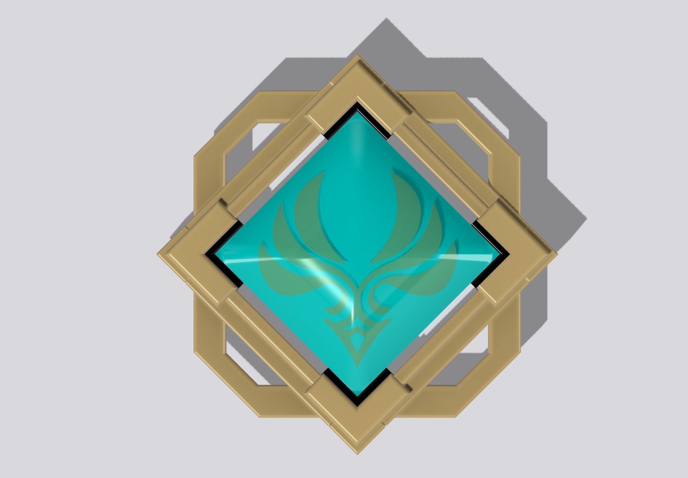 Liyue Anemo Vision Genshin Impact 3D model 3D printable | CGTrader