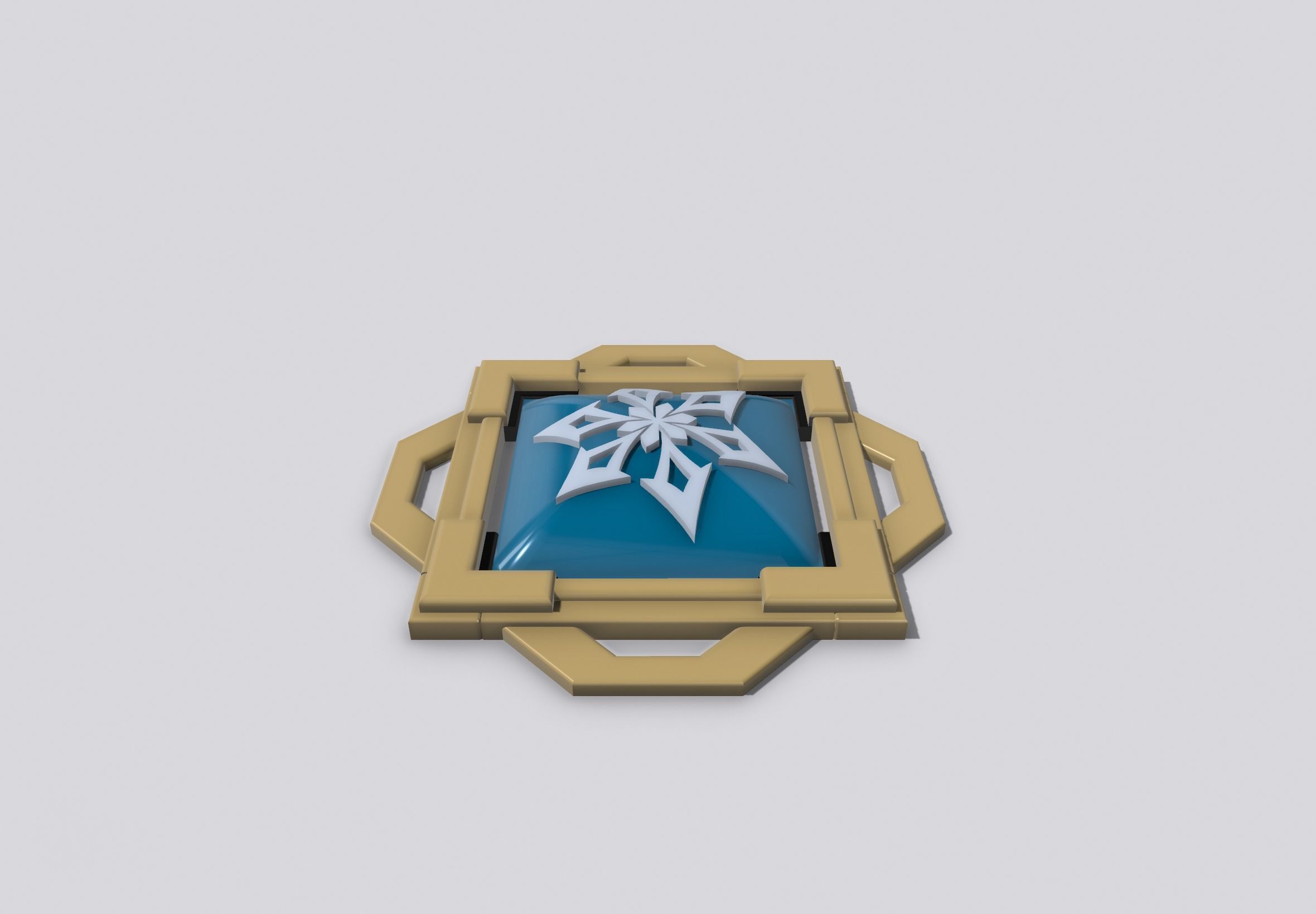 Liyue Cryo Vision Genshin Impact 3D model 3D printable | CGTrader