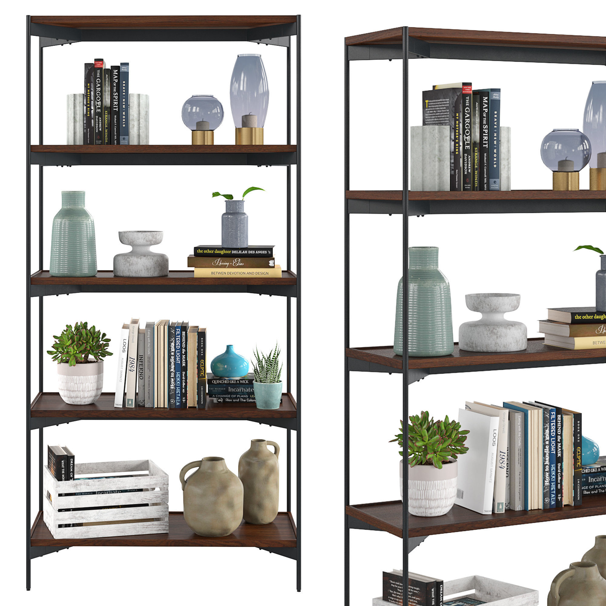 Warren Etagere Bookcase 3D model | CGTrader