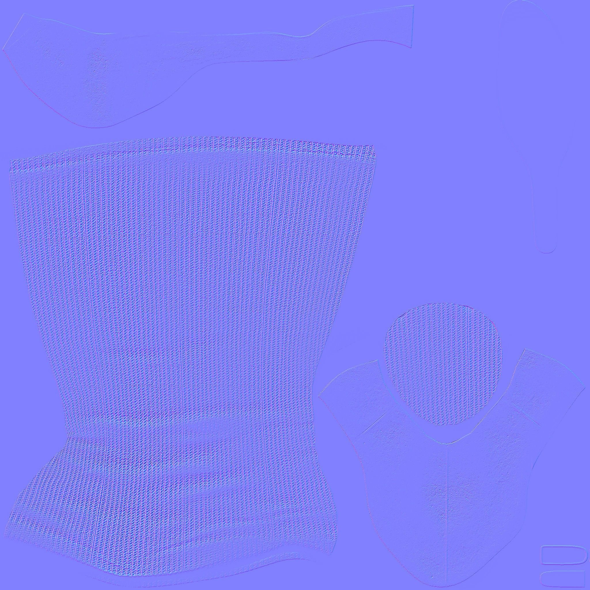 3D model Leg Warmers Over Wedge Heels Shoes VR / AR / low-poly | CGTrader