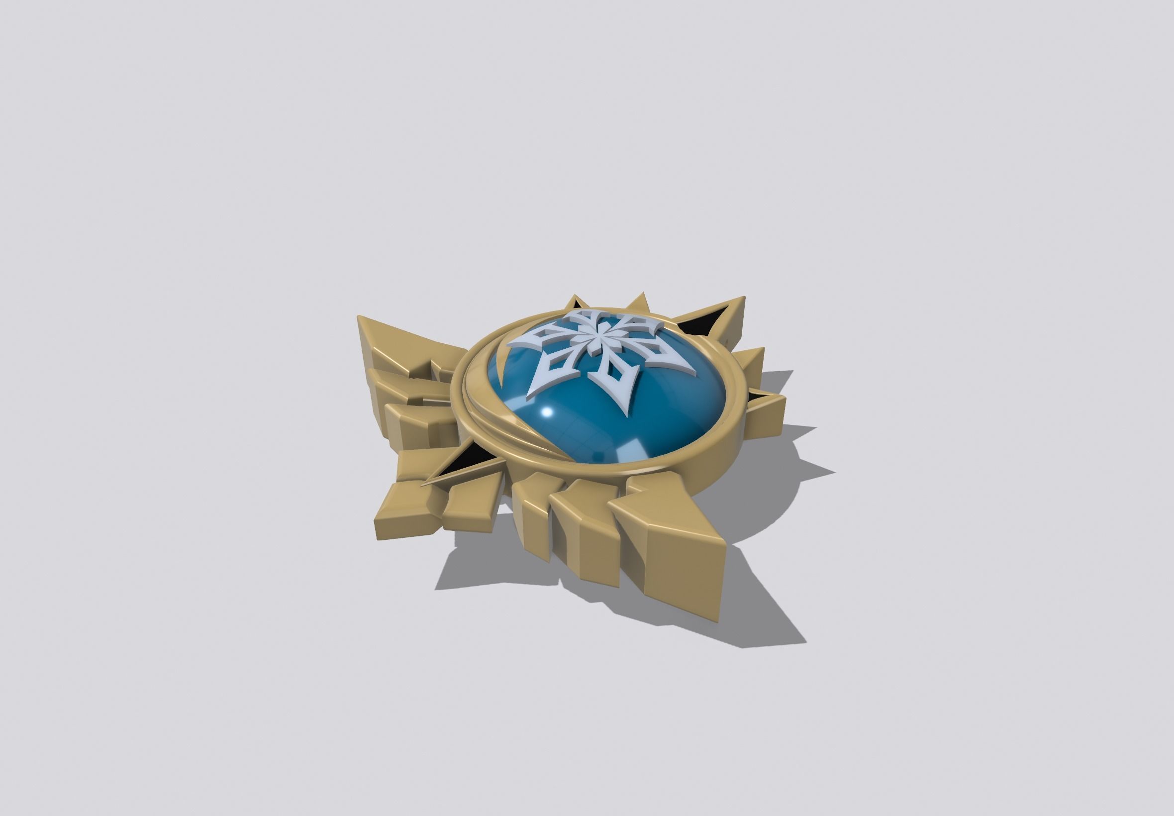 Mondstadt Cryo Vision Genshin Impact 3D model 3D printable | CGTrader