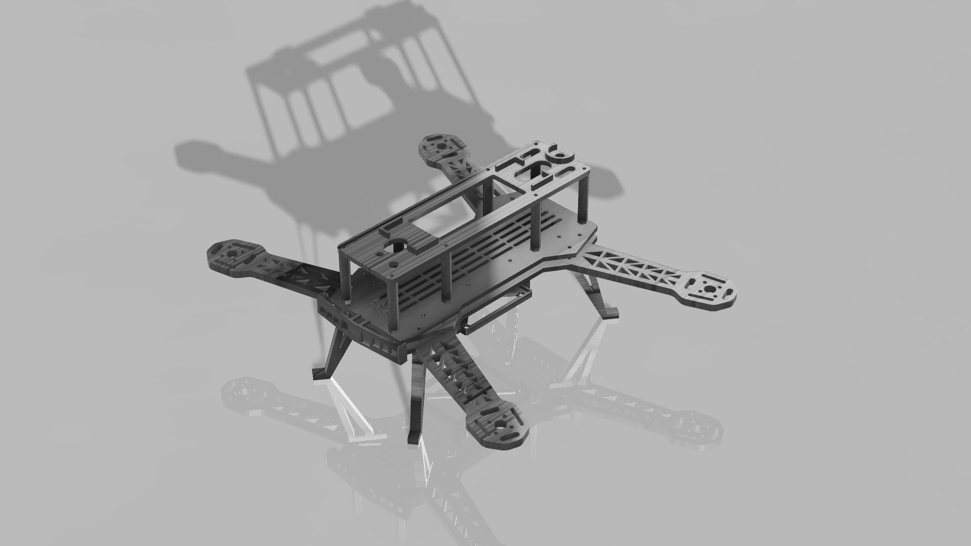 FPV Drone Frame 3D Printable 3D model 3D printable | CGTrader