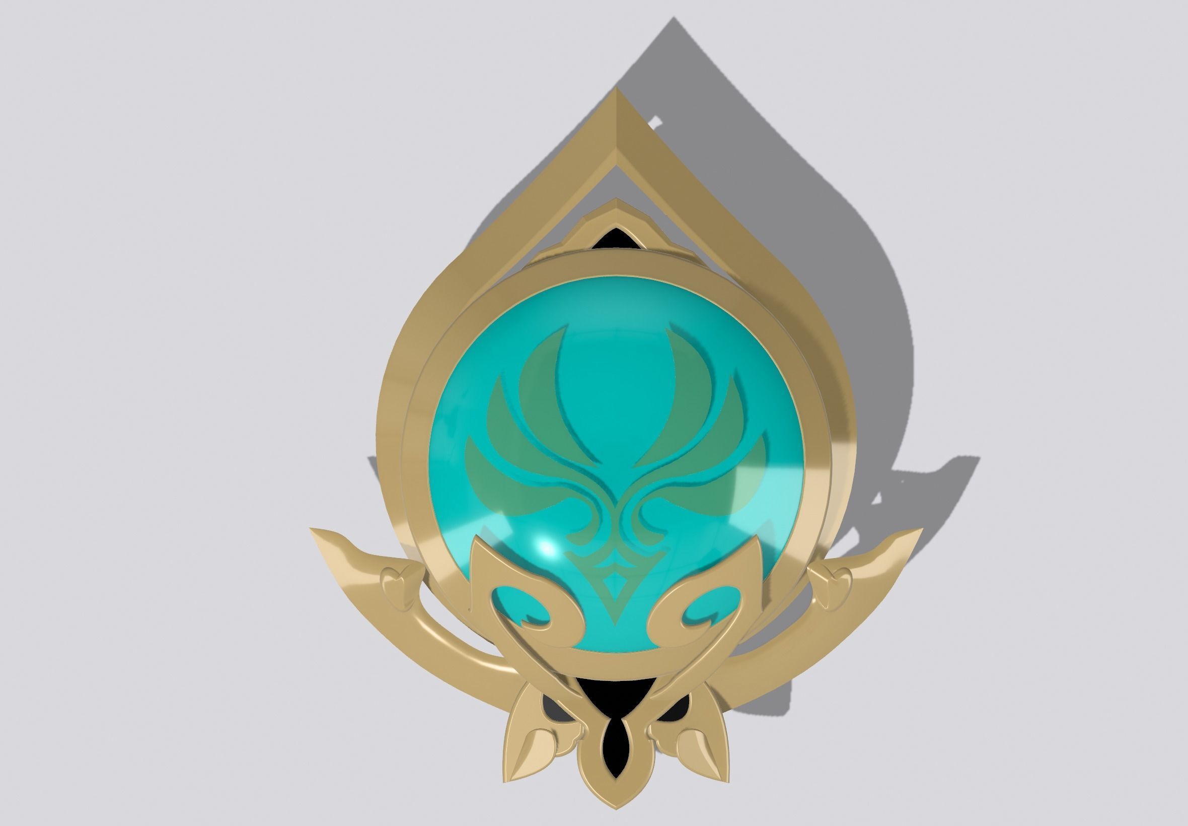Sumeru Anemo Vision Genshin Impact 3D model 3D printable | CGTrader
