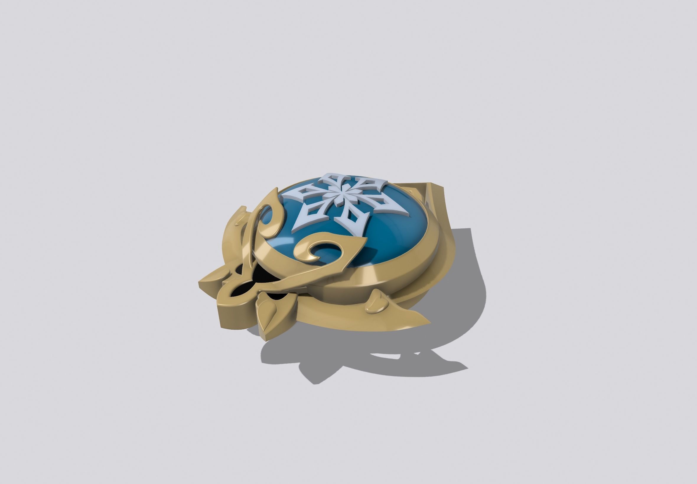 Sumeru Cryo Vision Genshin Impact 3D model 3D printable | CGTrader