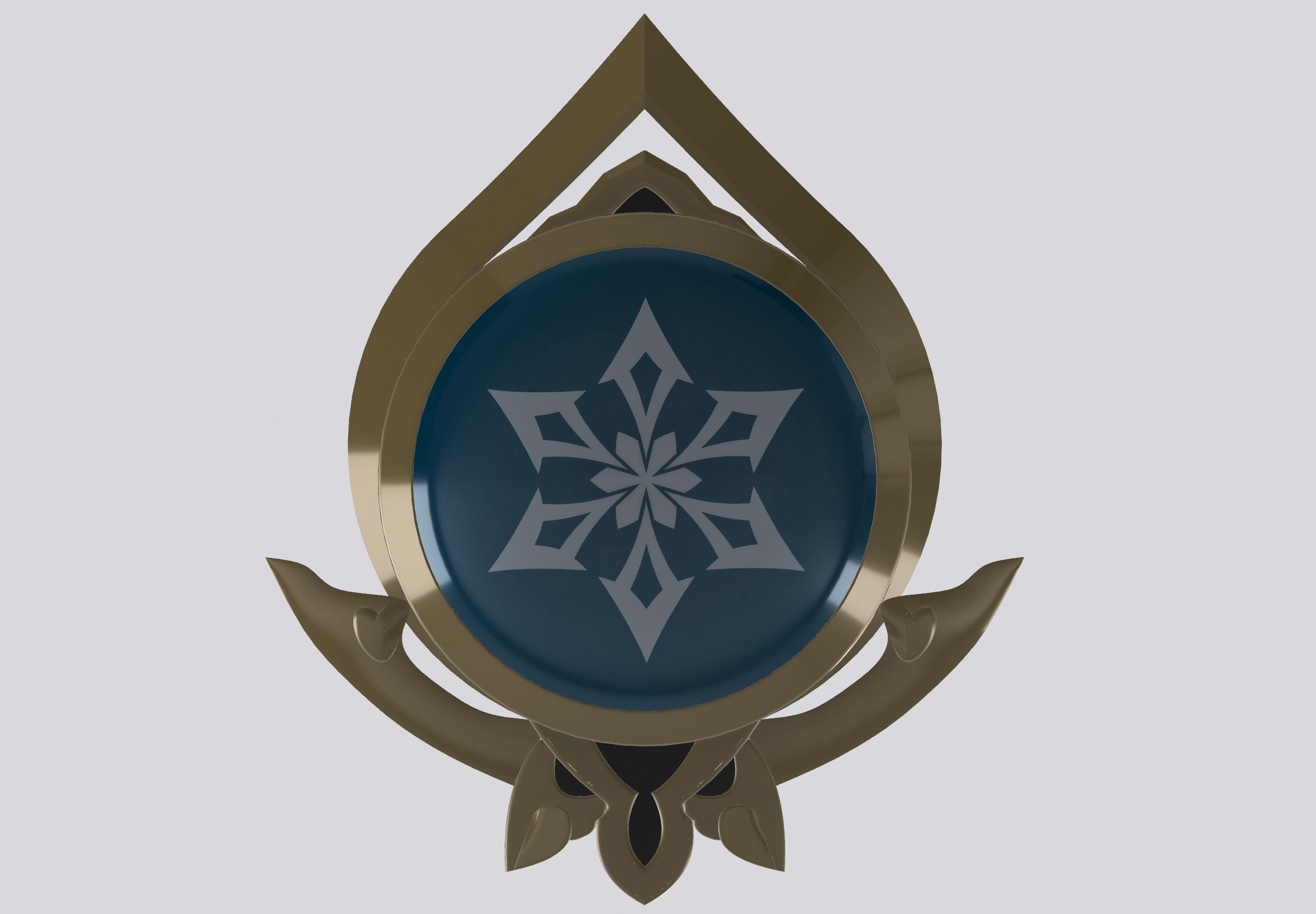 Sumeru Cryo Vision Genshin Impact 3D model 3D printable | CGTrader