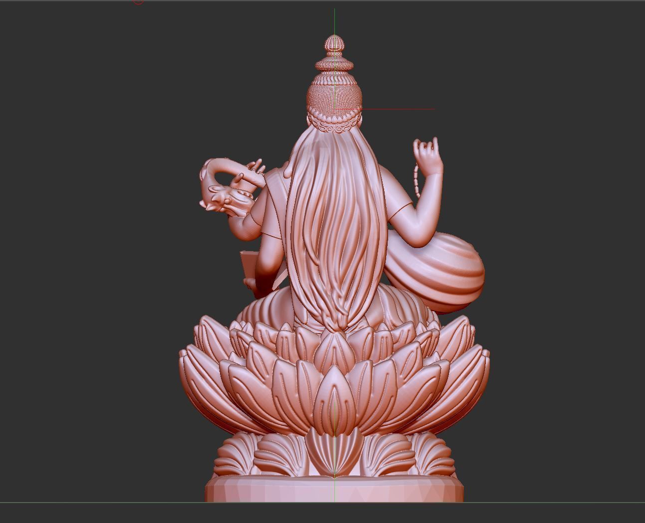 Saraswati Mata 3D model 3D printable | CGTrader