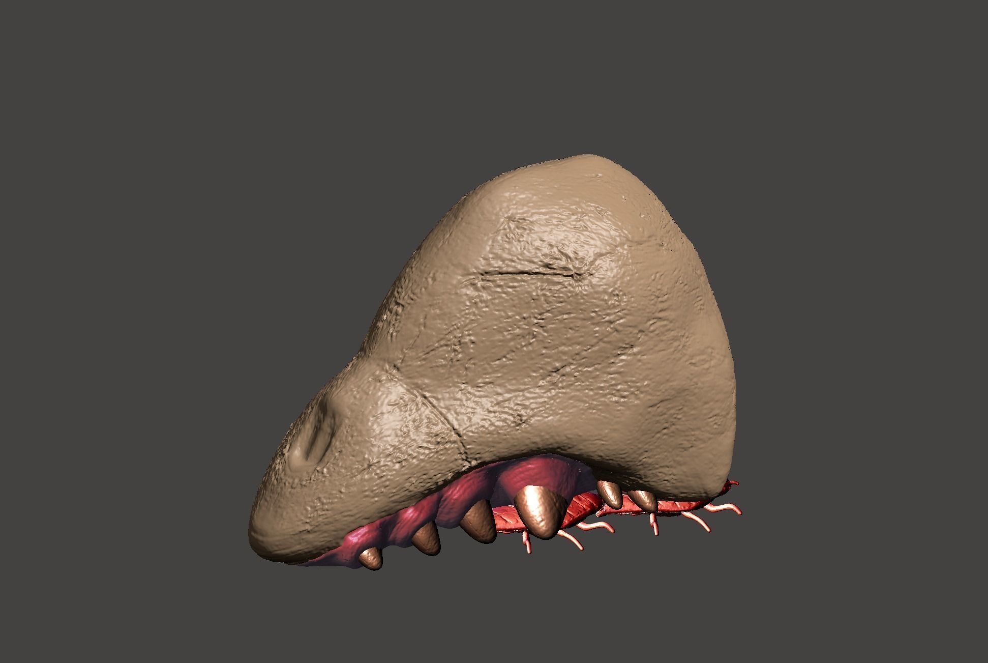 Brain Bug Starship Troopers Brainbug Hi-Poly STL for 3D printing 3D ...