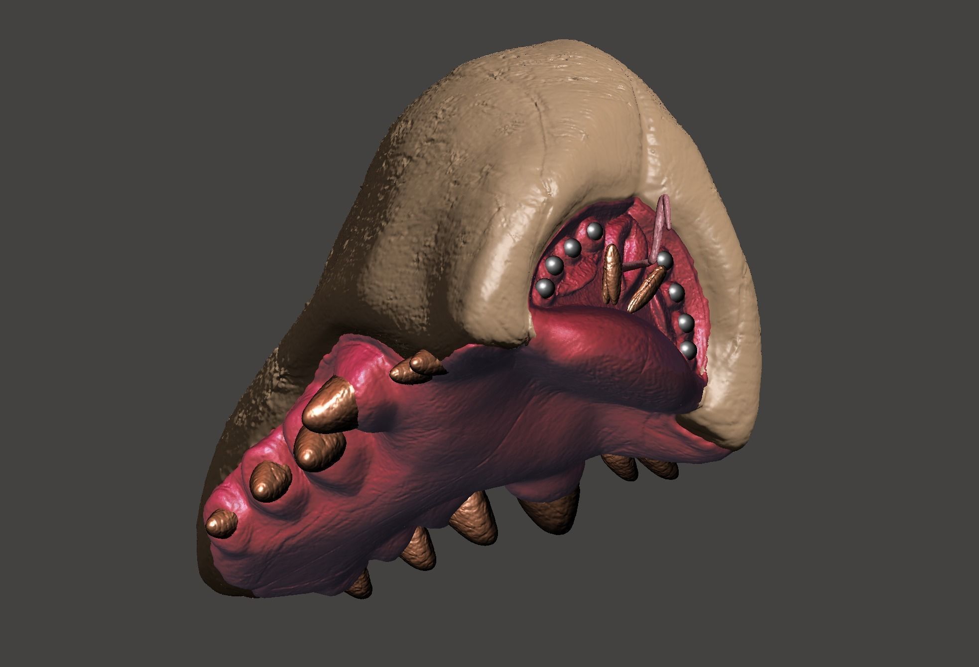 Brain Bug Starship Troopers Brainbug Hi-Poly STL for 3D printing 3D ...