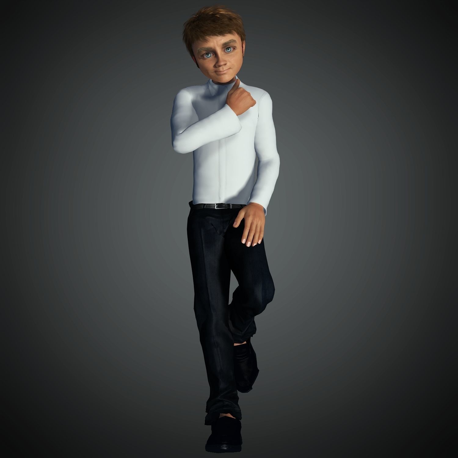 James Bond Daniel Graig Cartoon Character 007 Animated 3D model ...