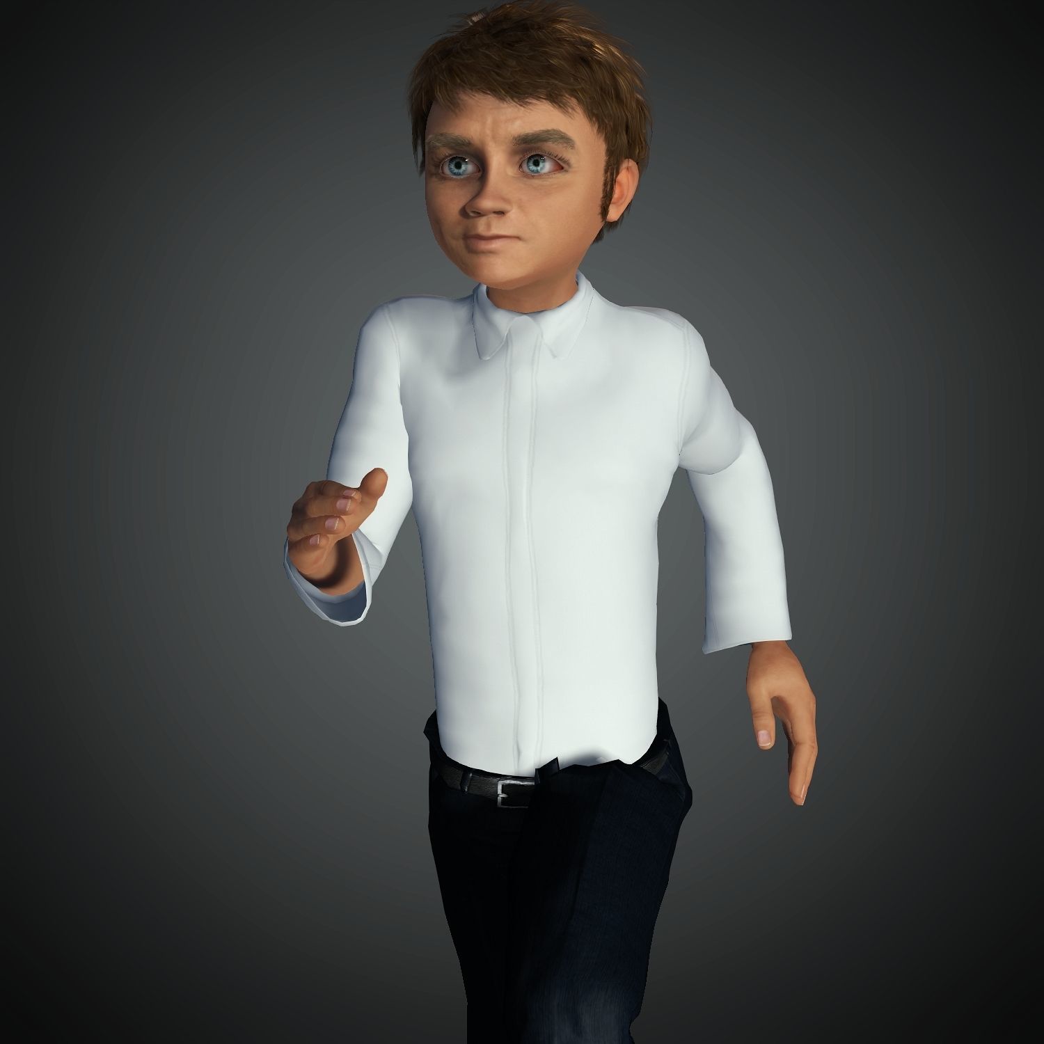 James Bond Daniel Graig Cartoon Character 007 Animated 3D model ...