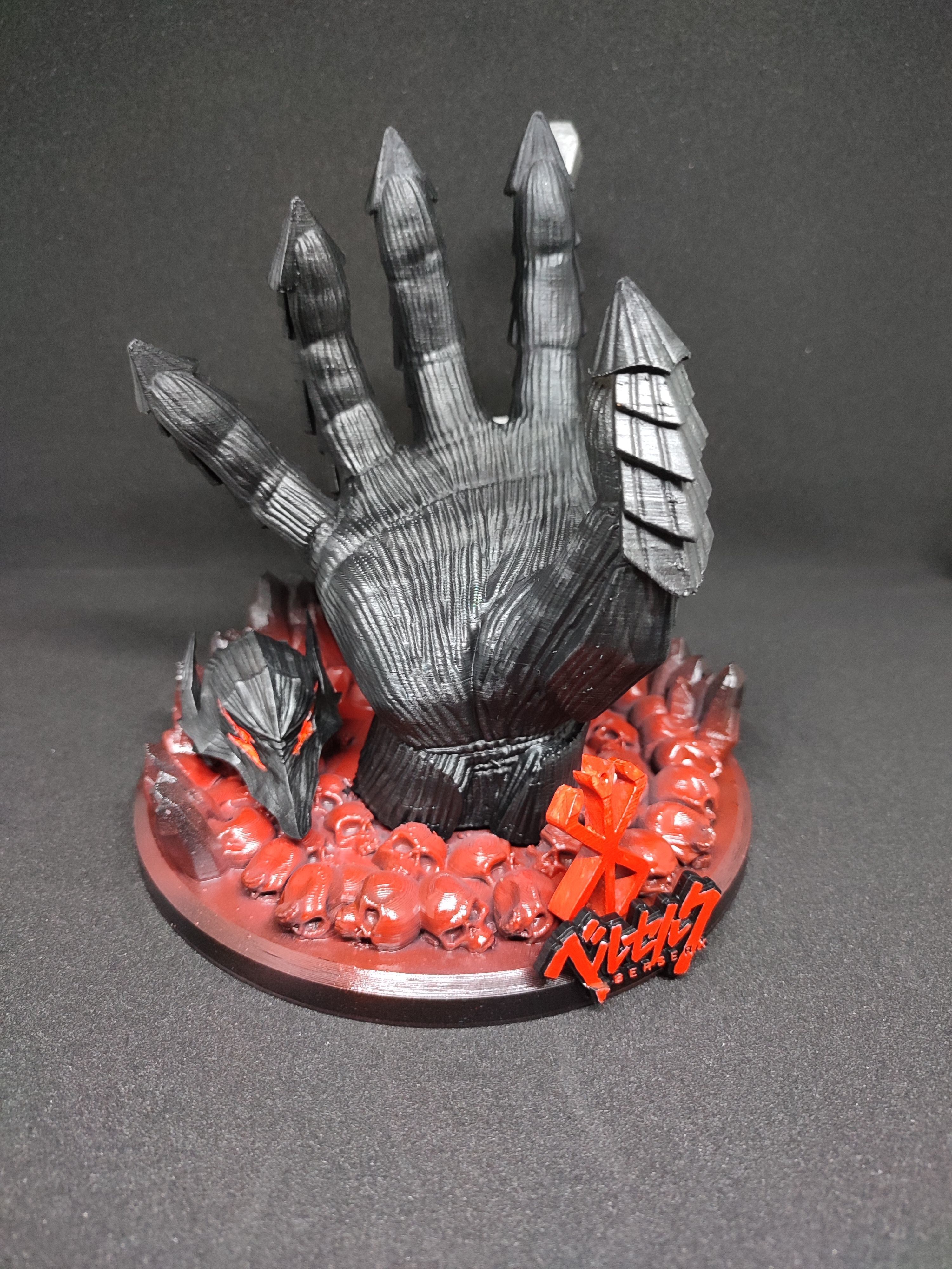 BERSERK GUTS HAND PS4 PS5 CONTROLLER HOLDER FANTASY CHARACTER 3D model ...