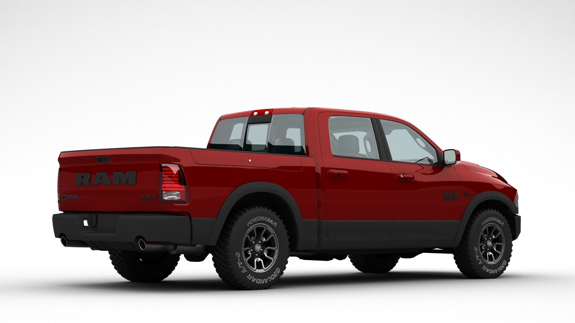 Dodge Ram Rebel 1500 3D model | CGTrader