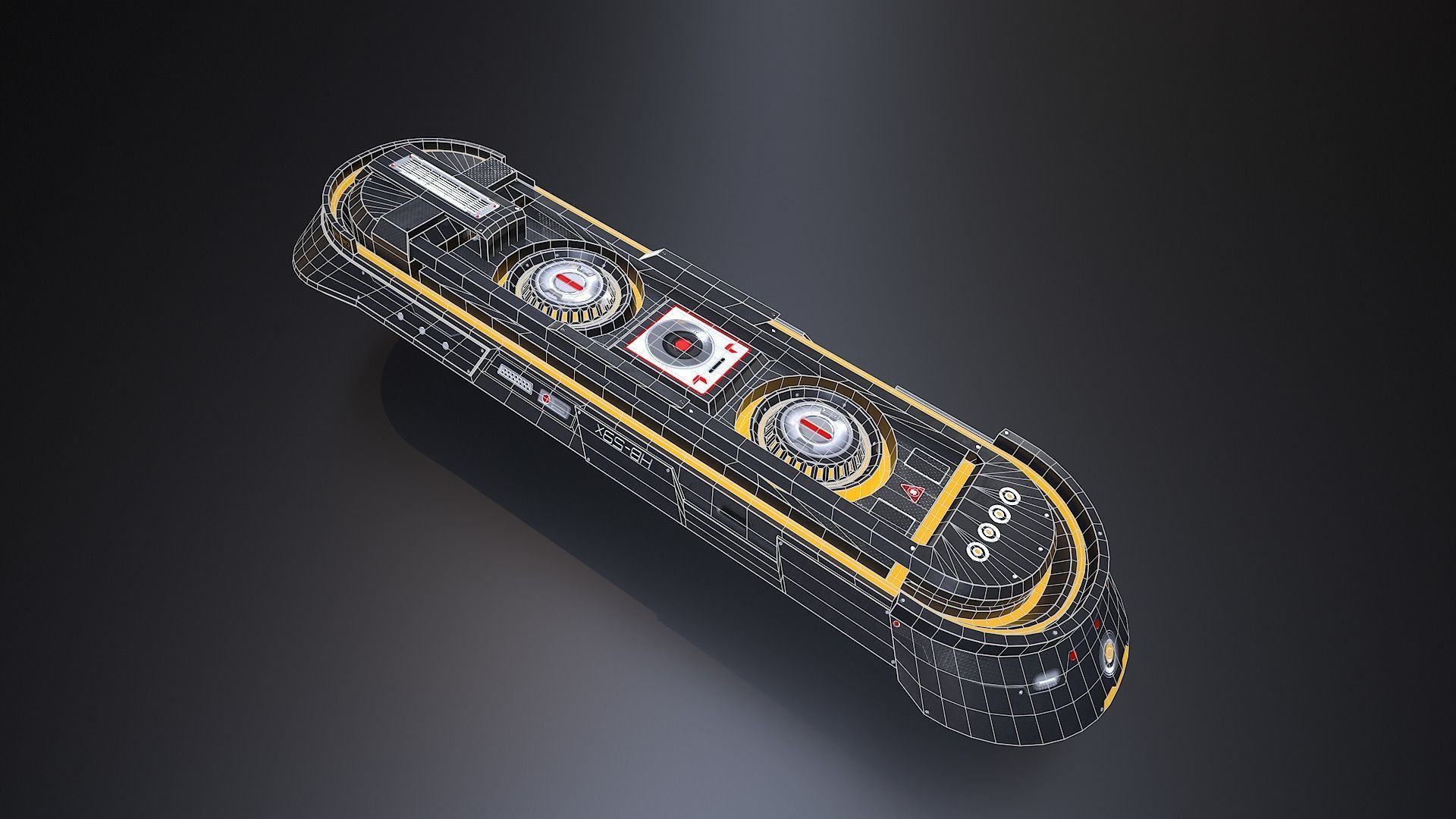 3D model Sci-Fi Hoverboard VR / AR / low-poly | CGTrader