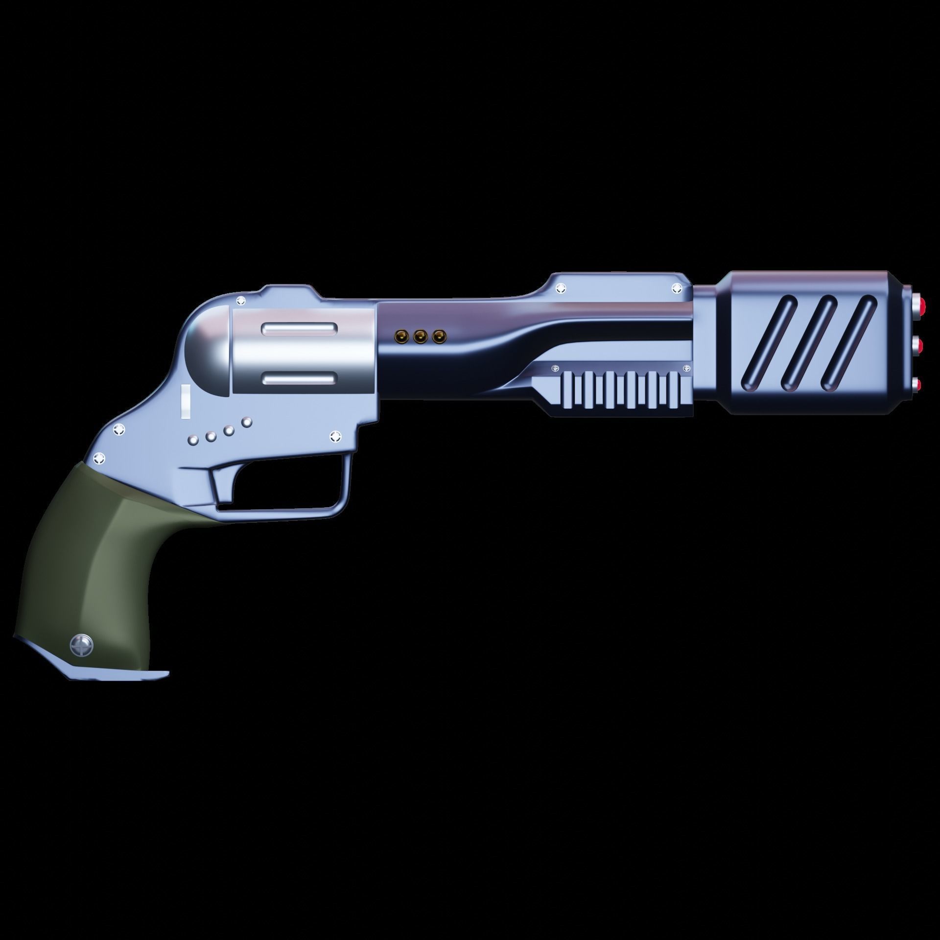 Stargate Particle Magnum Prop Cosplay 3D model 3D printable | CGTrader