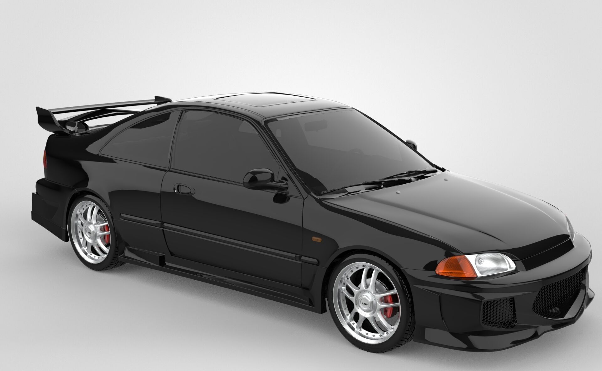Honda Civic EJ1 Coupe - The Fast and the Furious 3D model | CGTrader