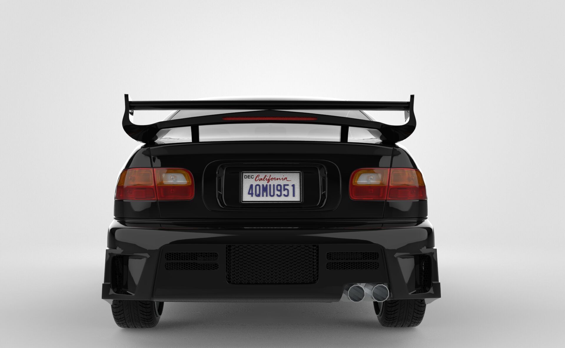 Honda Civic EJ1 Coupe - The Fast and the Furious 3D model | CGTrader