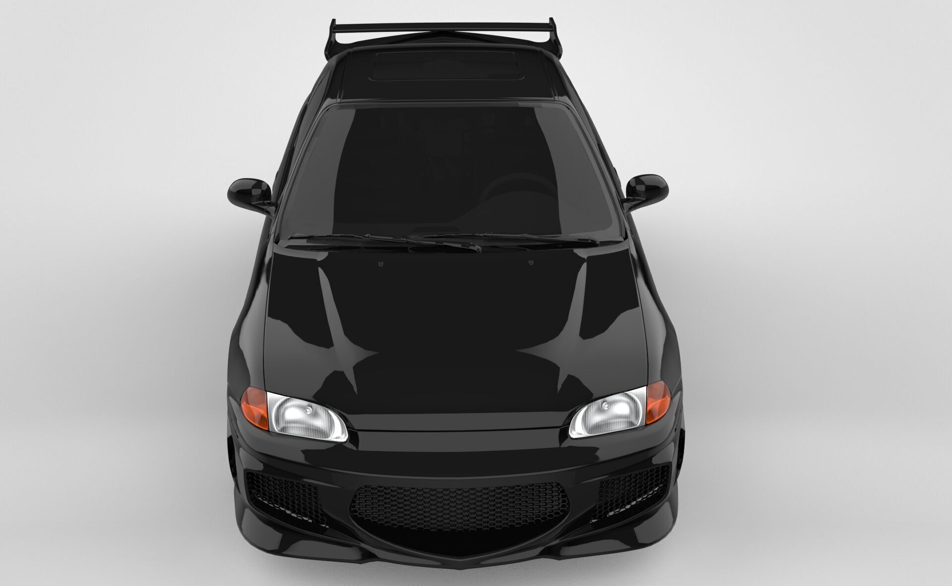 Honda Civic EJ1 Coupe - The Fast and the Furious 3D model | CGTrader
