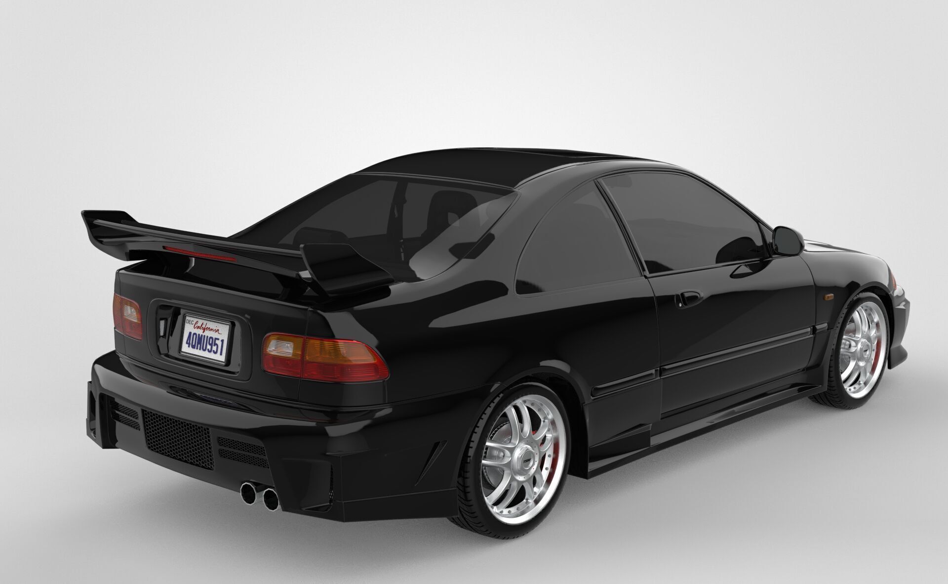 Honda Civic EJ1 Coupe - The Fast and the Furious 3D model | CGTrader