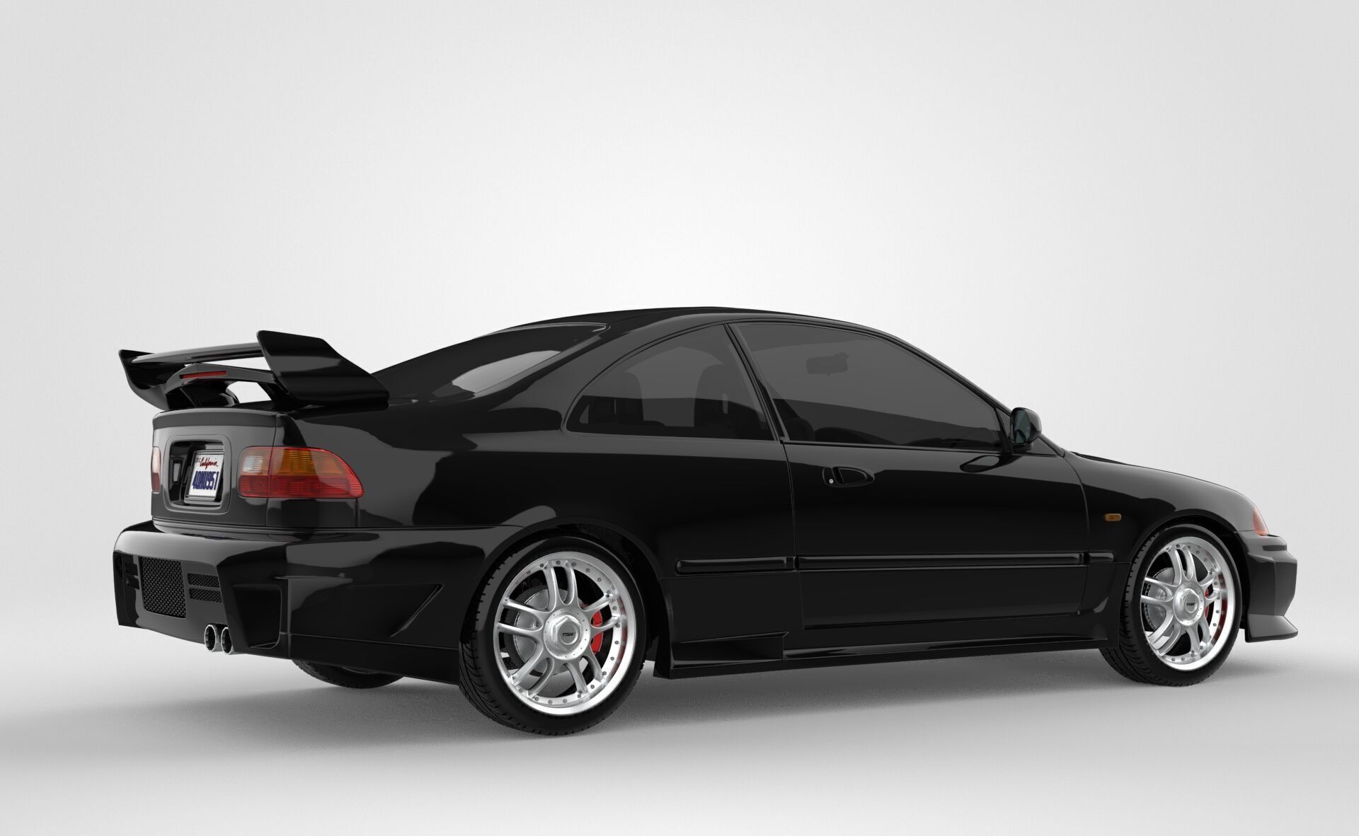 Honda Civic EJ1 Coupe - The Fast and the Furious 3D model | CGTrader