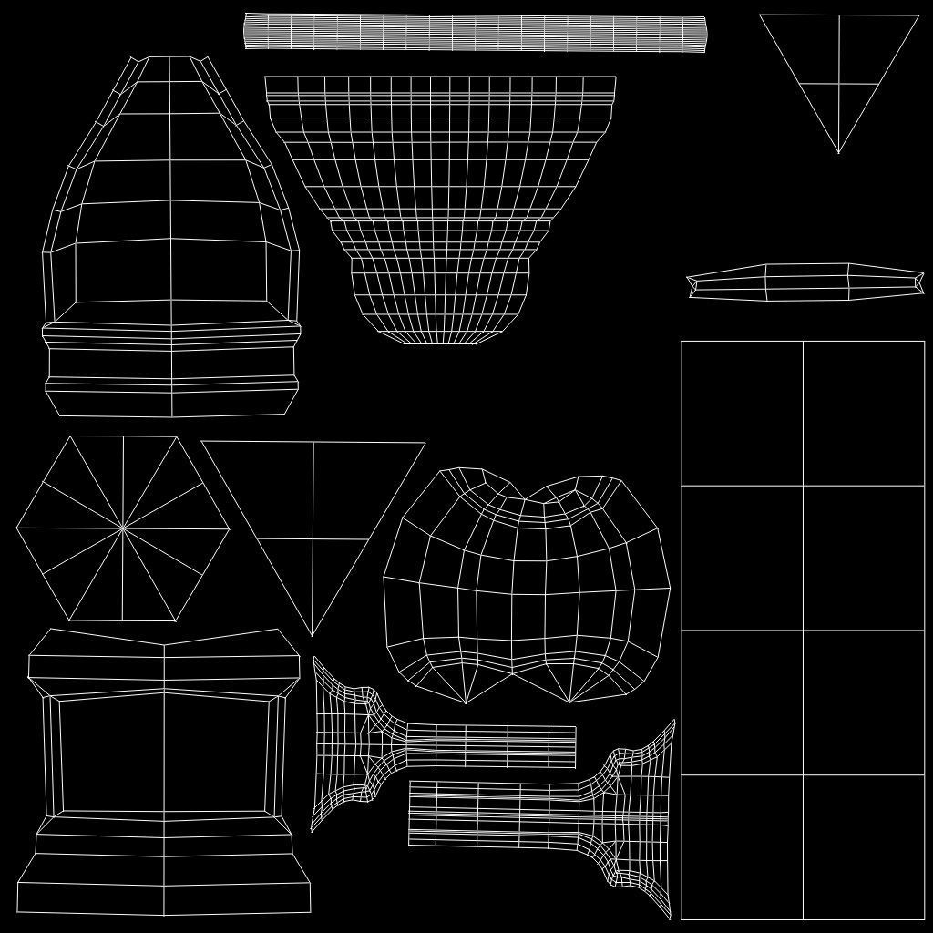 3D model Old Lamp Gothic VR / AR / low-poly | CGTrader