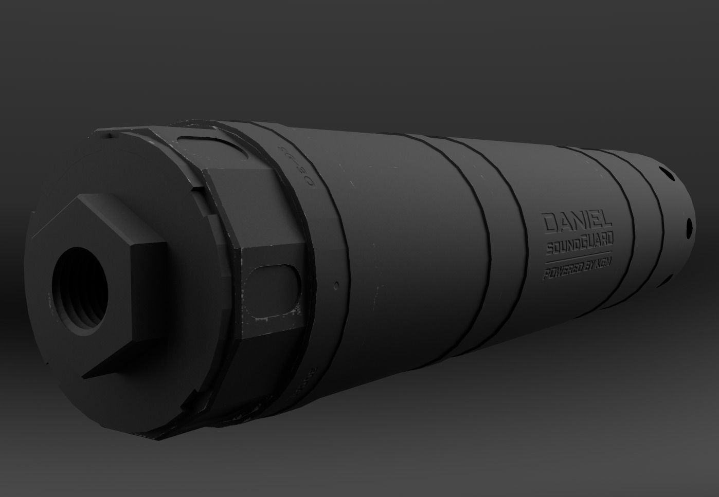 DANIEL DEFENSE SOUNDGUARD SG-556 free VR / AR / low-poly 3D model ...