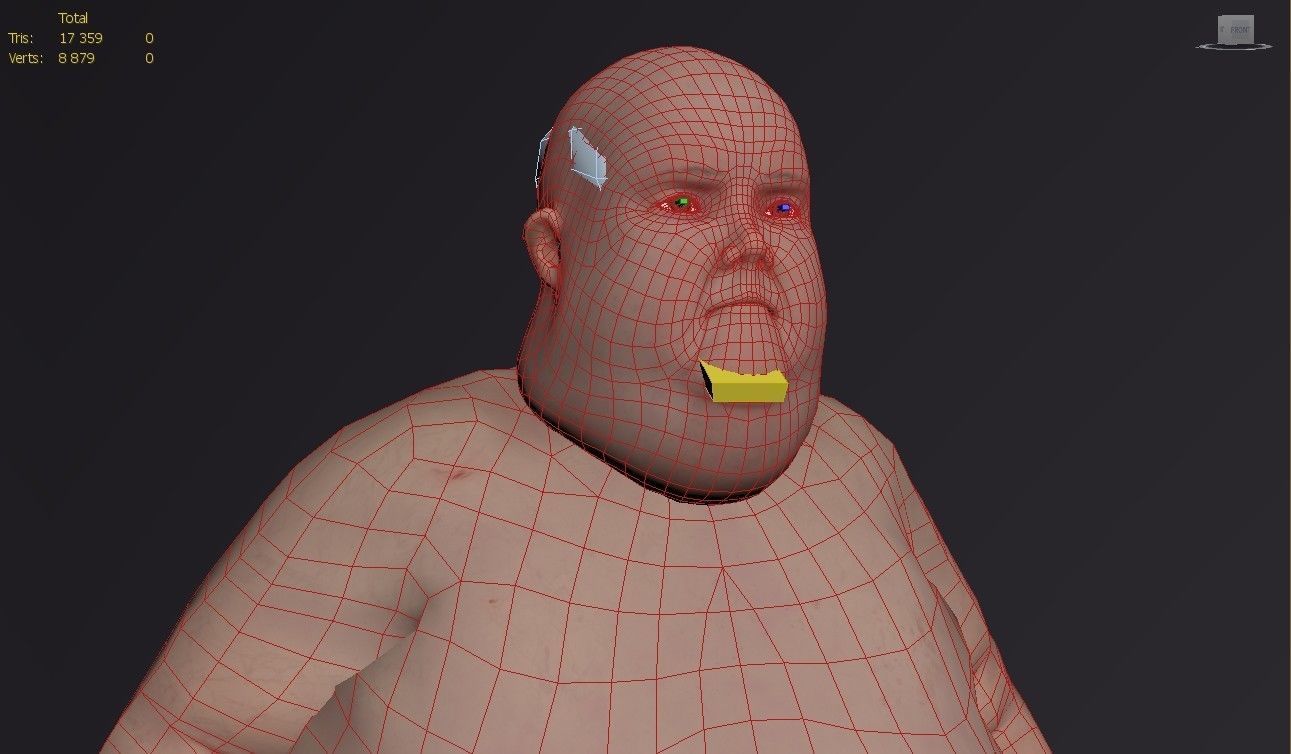 3D model Obese Person VR / AR / low-poly | CGTrader