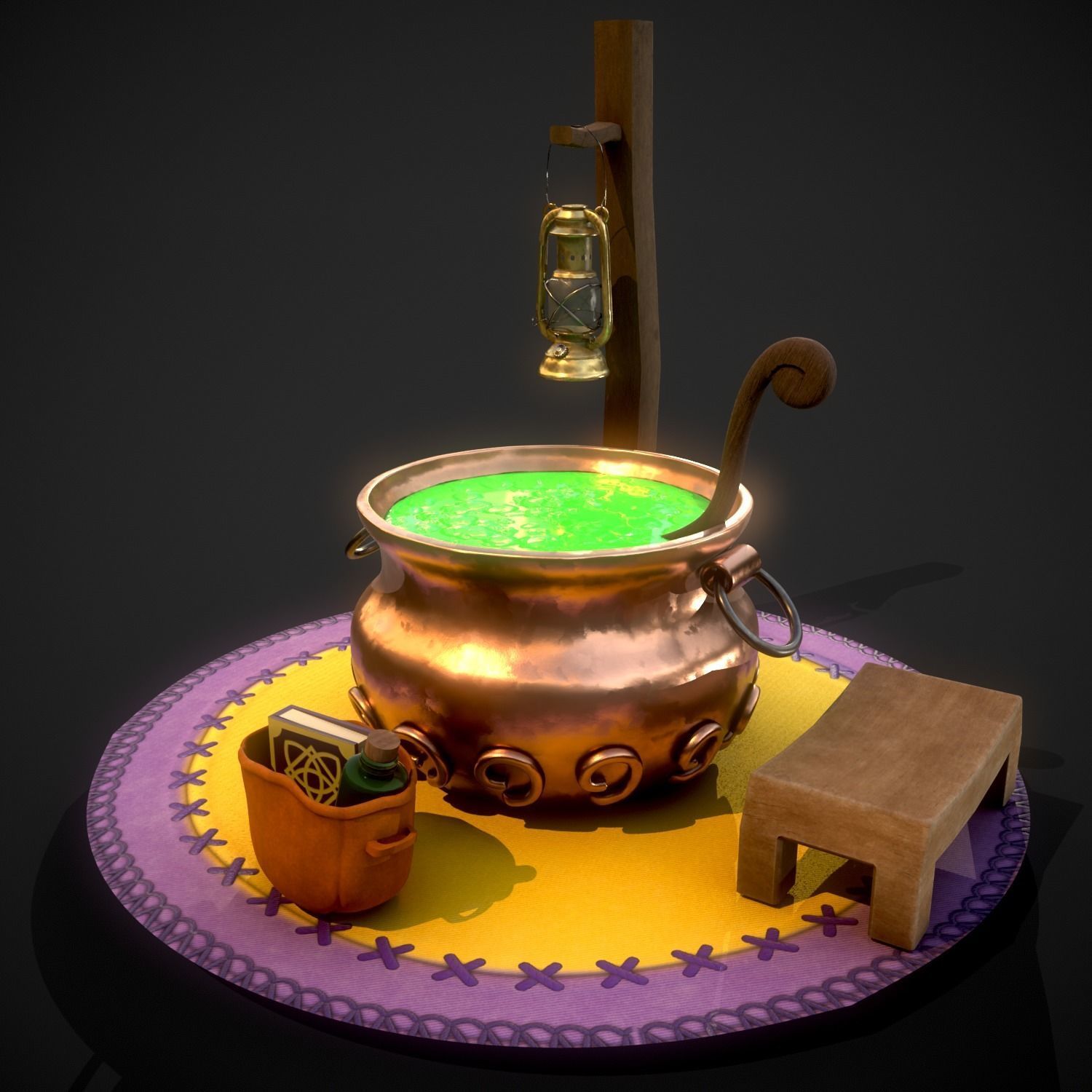 3D model Pot Model with PBR texture VR / AR / low-poly | CGTrader