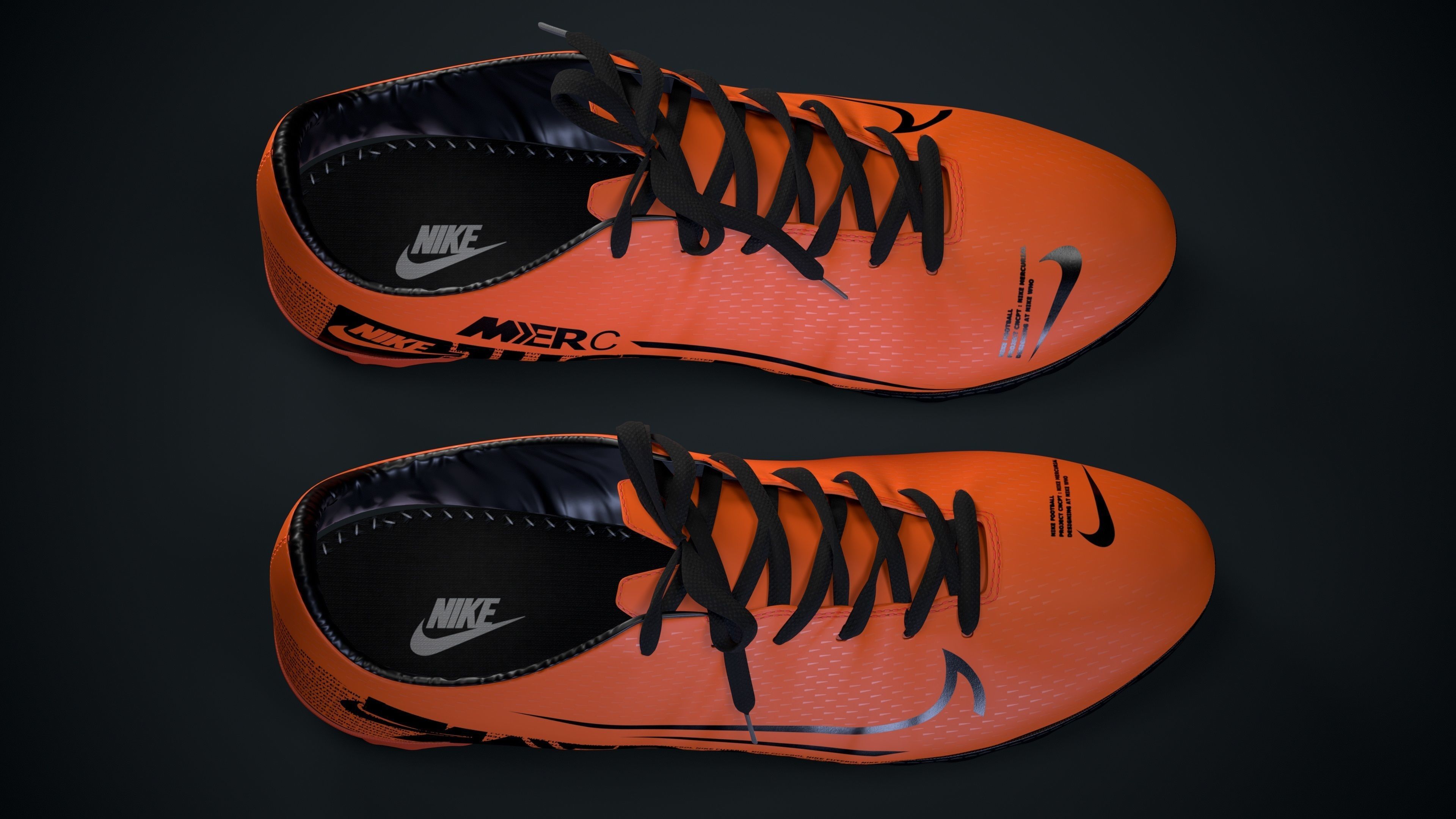 3D model Nike Mercurial Football shoes VR / AR / low-poly | CGTrader