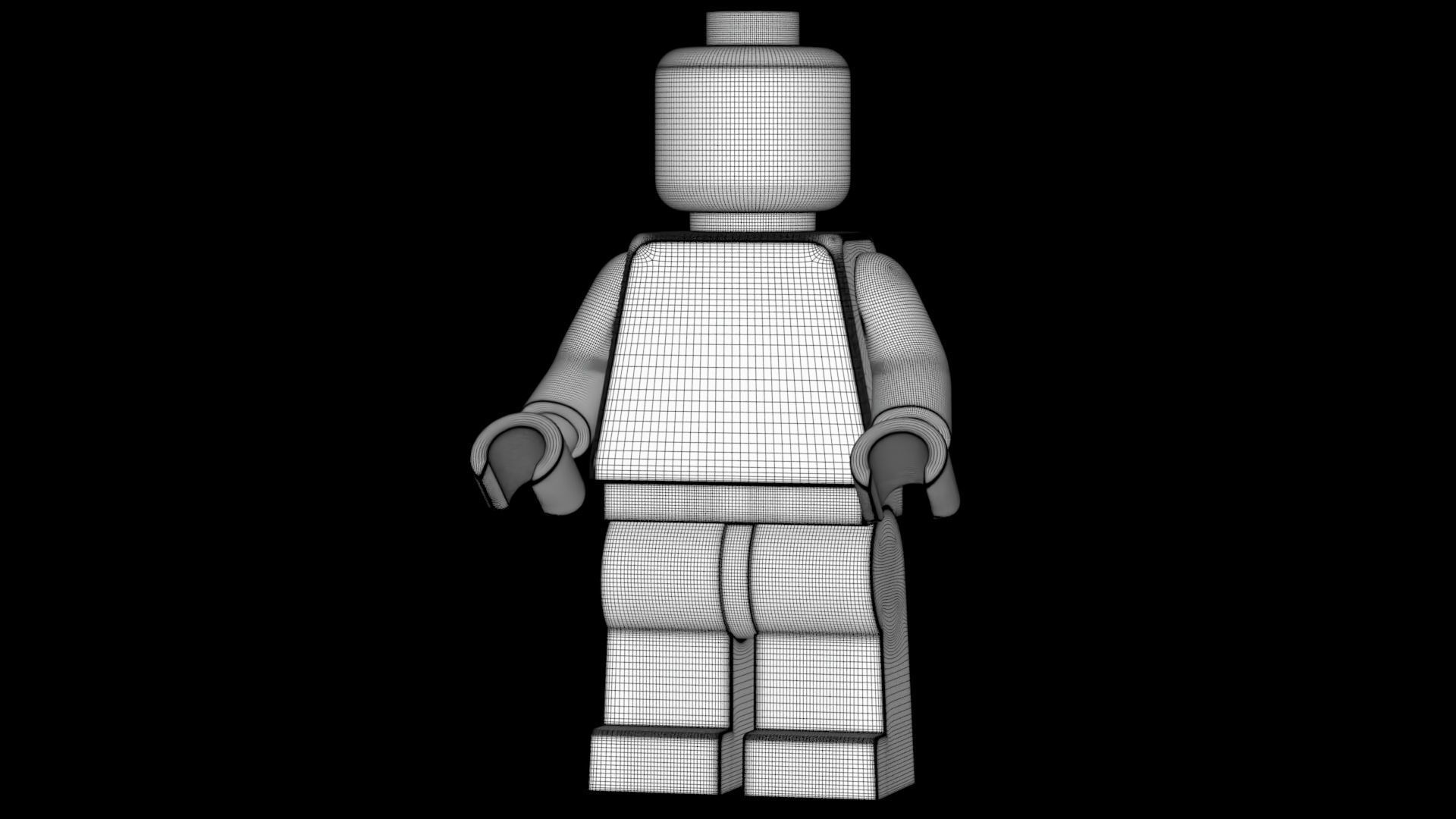 3D model UV wrapped Lego minifigure VR / AR / low-poly | CGTrader