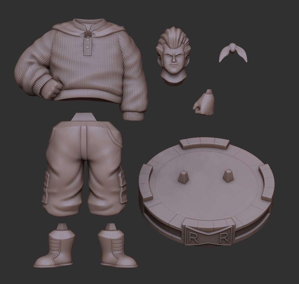 General White STL 3D model 3D printable | CGTrader