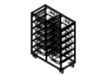 Aluminium Profile Storage Rack 3D model | CGTrader