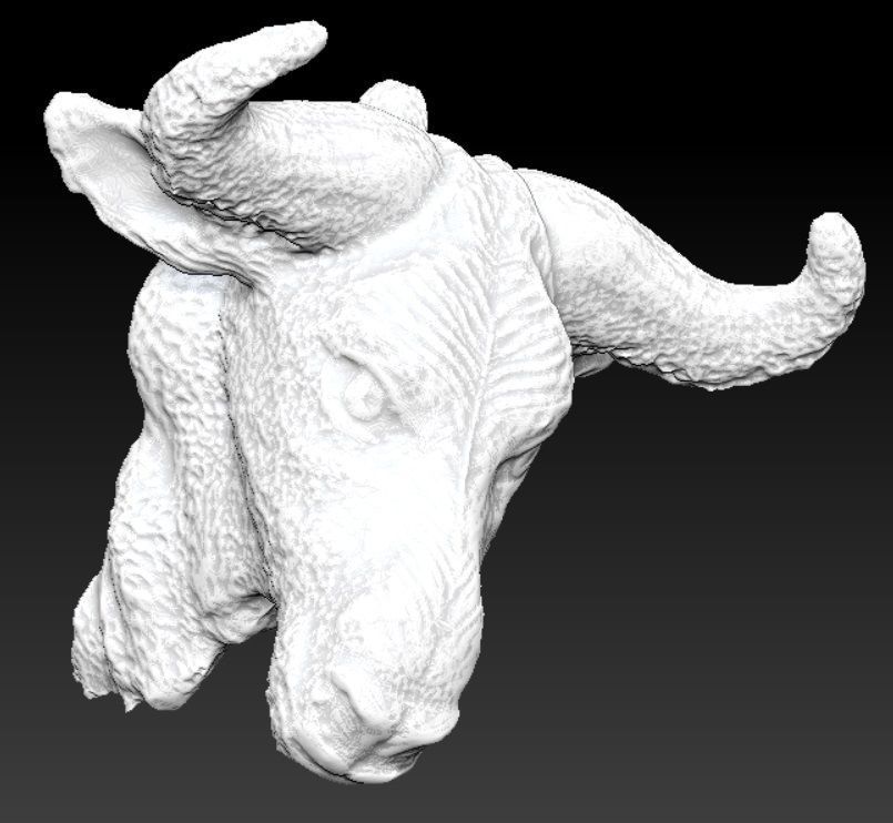 gnu head bust 3D model 3D printable | CGTrader